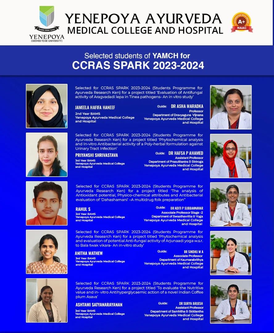 Our Specialities | Yenepoya Ayurveda Medical College & Hospital Mangalore